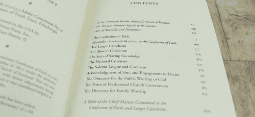 The Westminster Confession – Banner of Truth USA