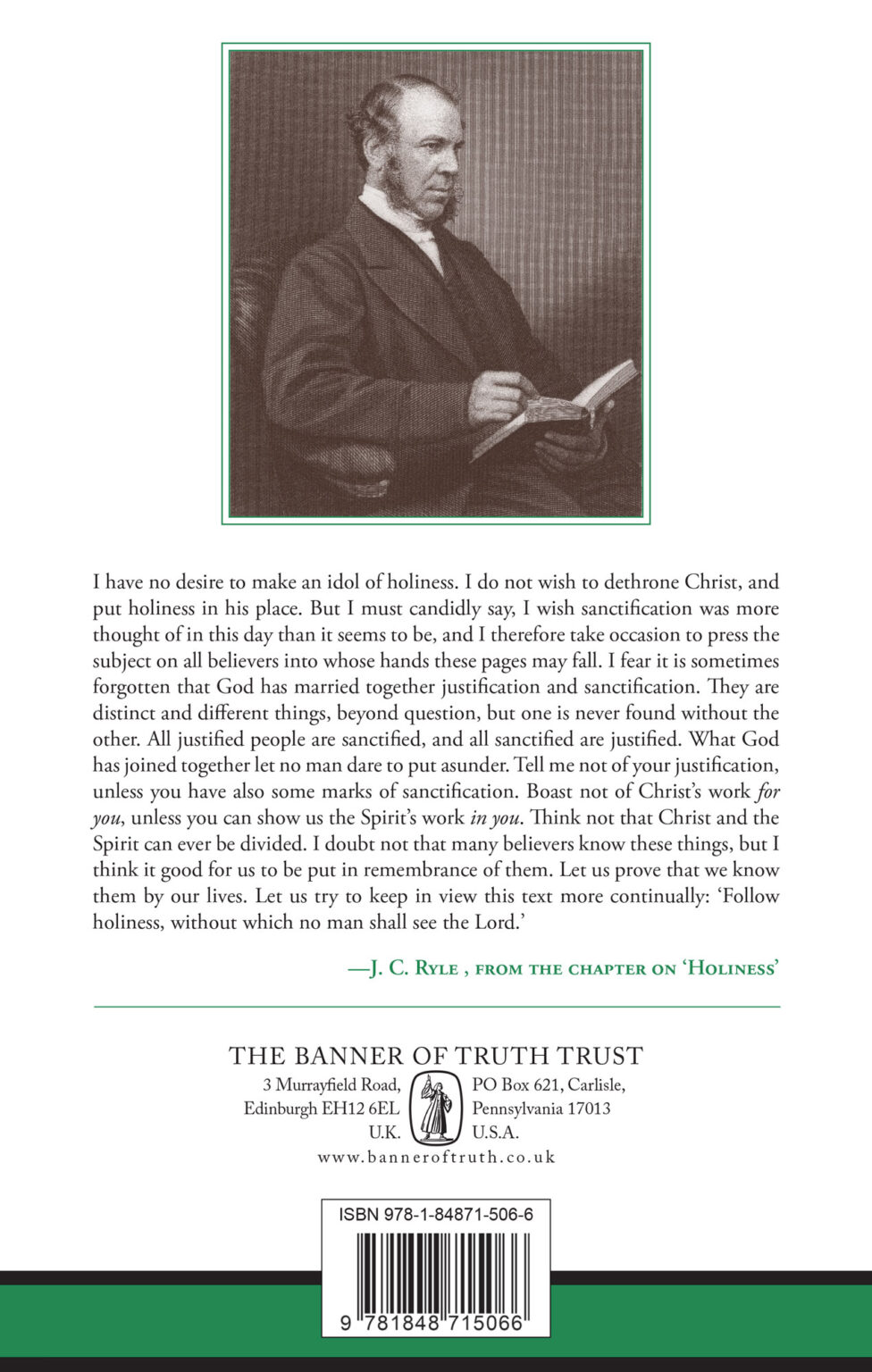 Holiness by J. C. Ryle | Banner of Truth USA