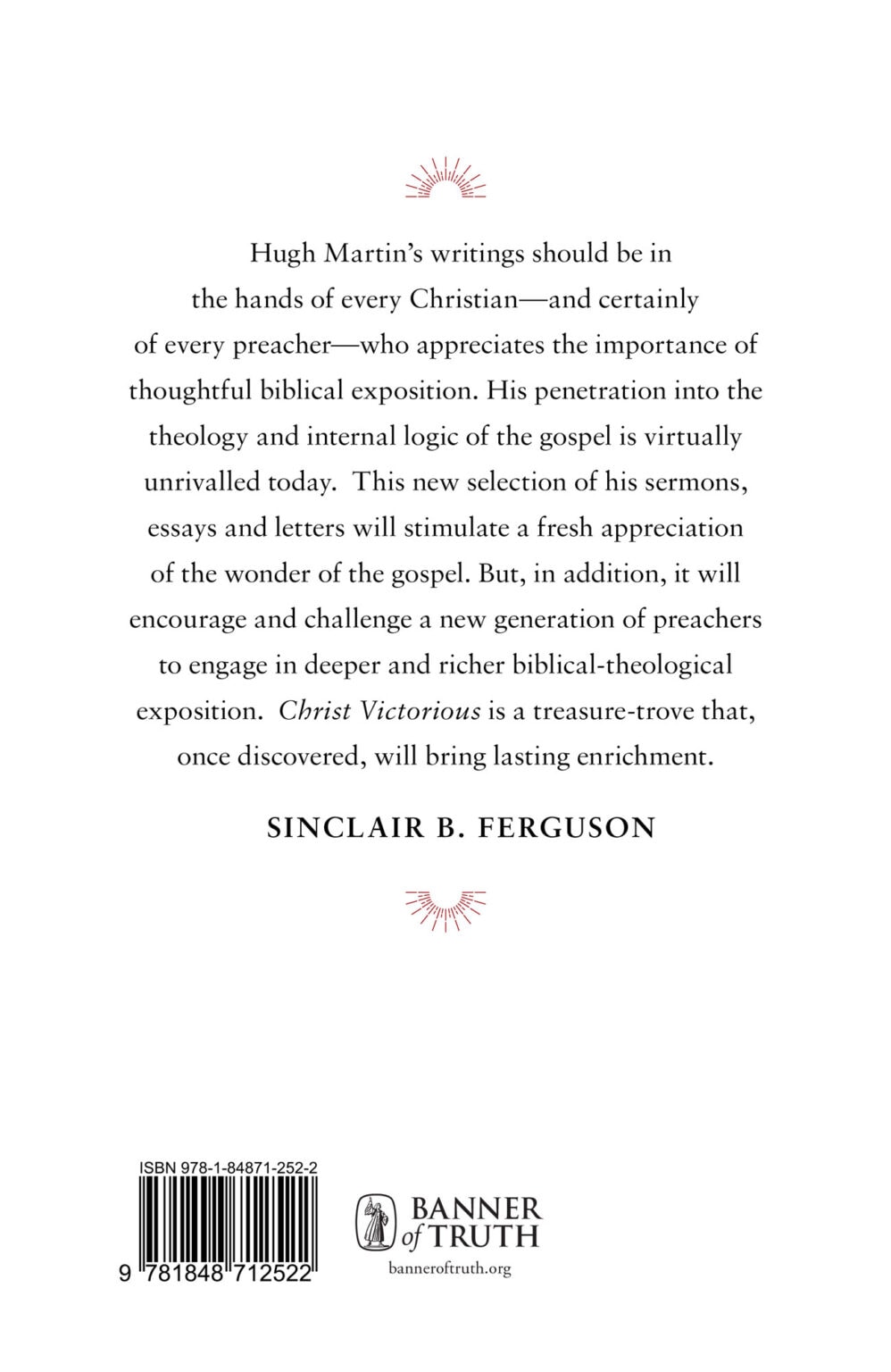 Christ Victorious by Hugh Martin | Banner of Truth USA