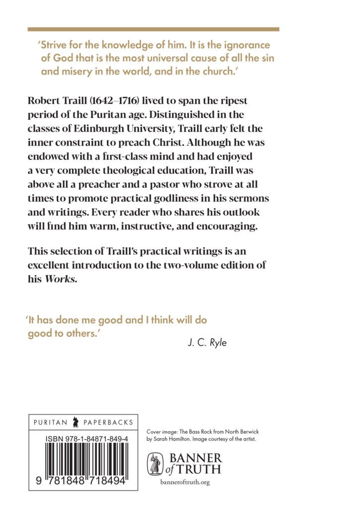 Select Practical Writings of Robert Traill by Robert Traill | Banner of ...