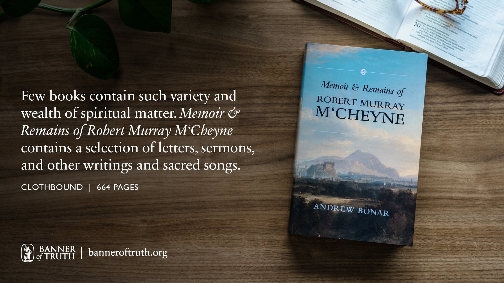 Memoir & Remains of Robert Murray M‘Cheyne by Andrew Bonar | Banner of ...