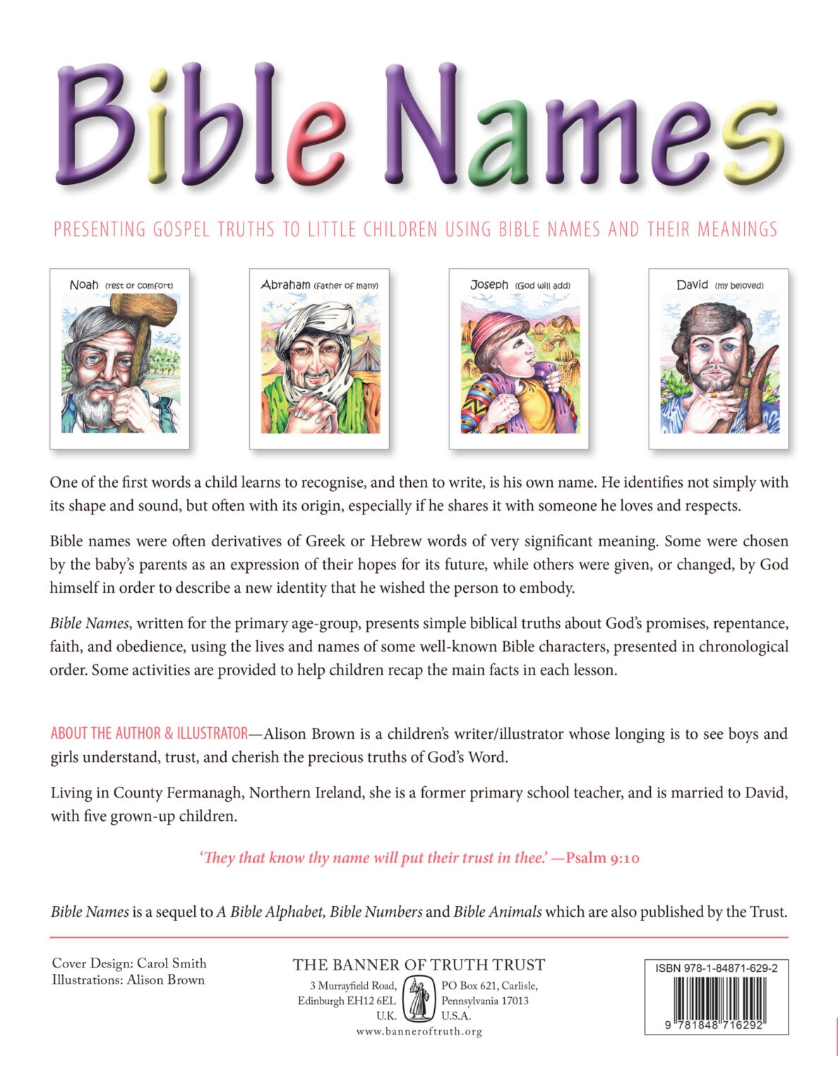 Bible Names by Alison Brown | Banner of Truth USA