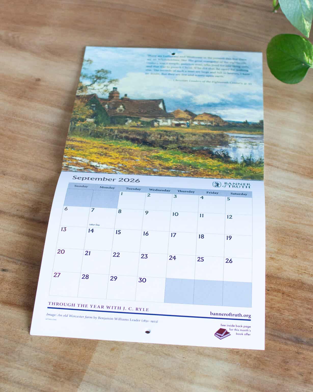 Banner of Truth 2026 Calendar – Banner of Truth USA
