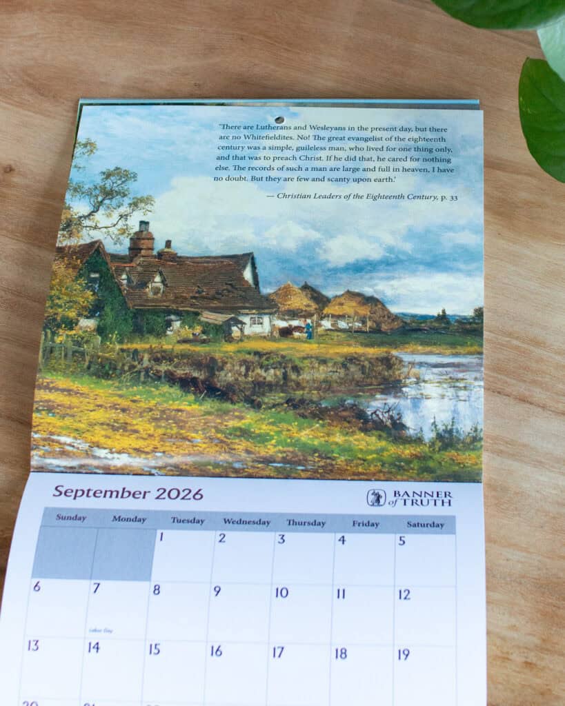 Banner of Truth 2026 Calendar – Banner of Truth USA